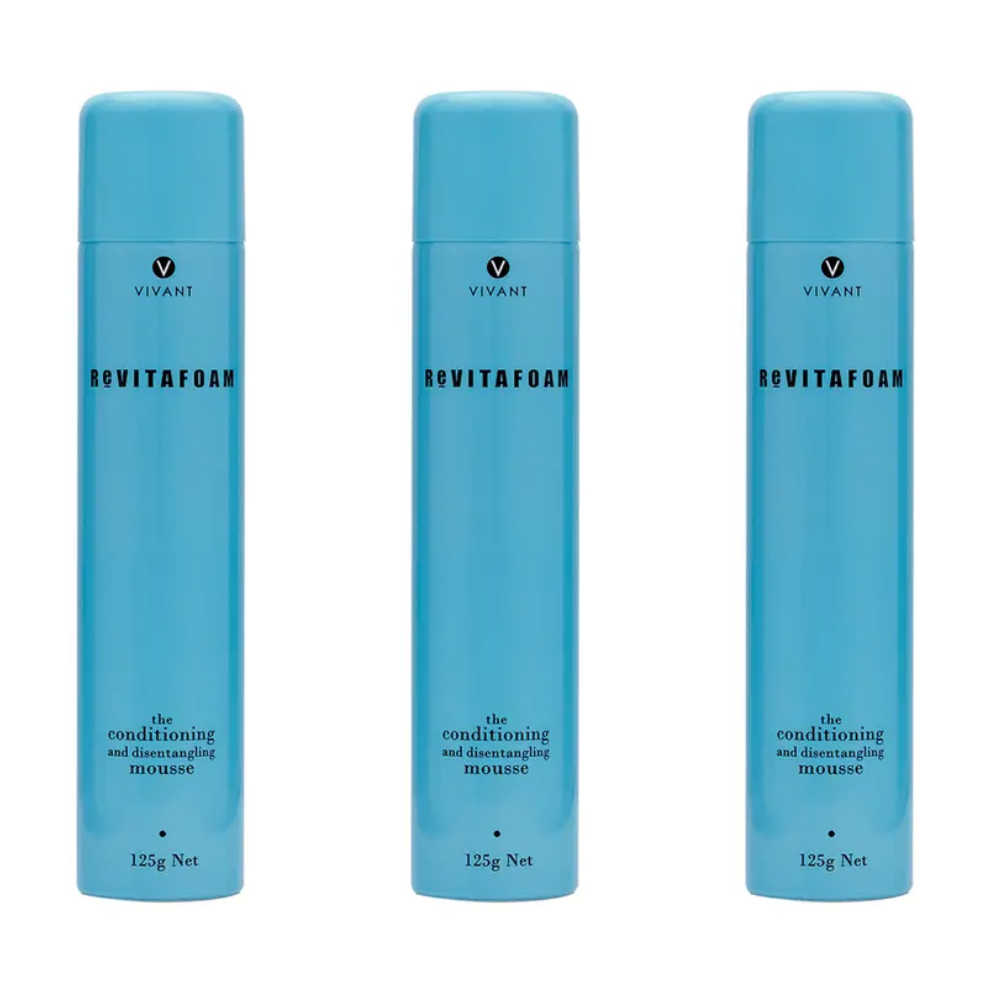 Revitafoam Mousse 125g x 3 | The Conditioning and Disentangling Mousse ...