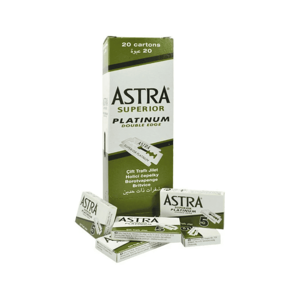 Astra Superior Platinum Double Edge Razor Blades (100) – Fresh Body